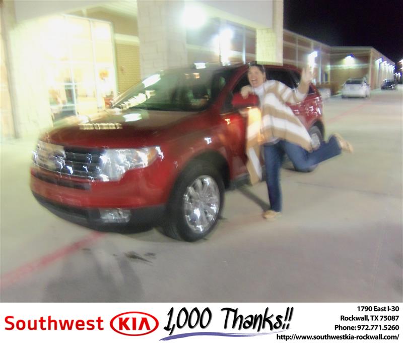 CONGRATULATIONS TO JENNIFER MINNICK ON THE 2008 FORD EDGE | Southwest ...