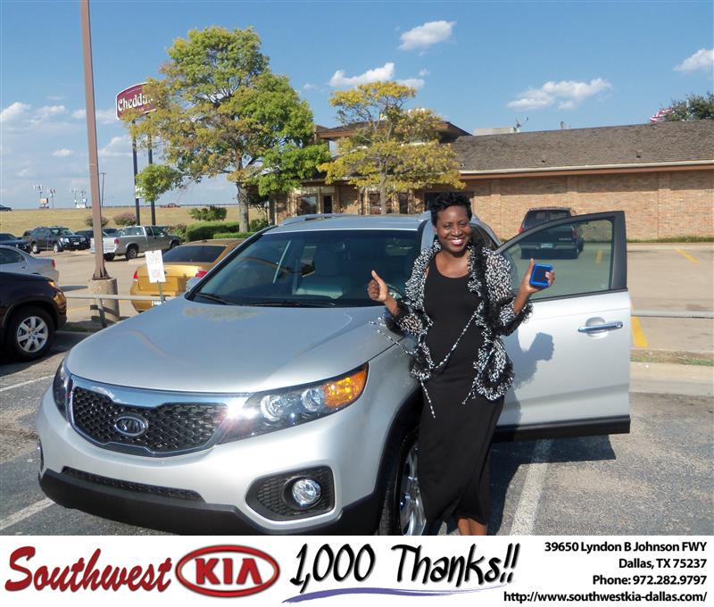 Happy Anniversary to Sharon Dunn on your 2013 Kia Sorento from James ...